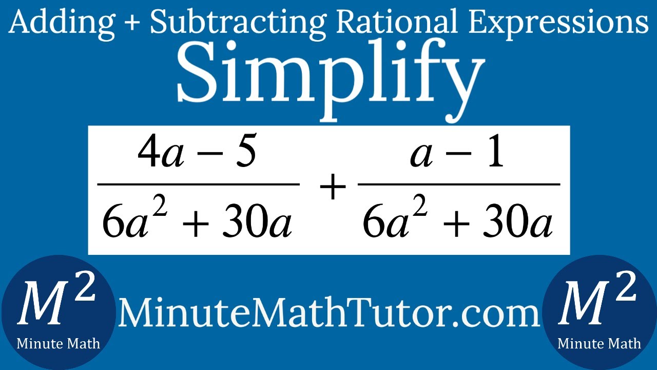 Simplify 4a 5 6a 2 30a a 1 6a 2 30a YouTube Simplify 4a 5 6a 2 30a a 1 6a 2 30a YouTube