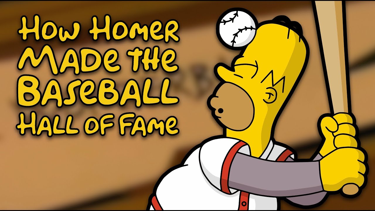 Homer Simpson's Long, Strange Journey to the REAL-LIFE Baseball Hall of ...