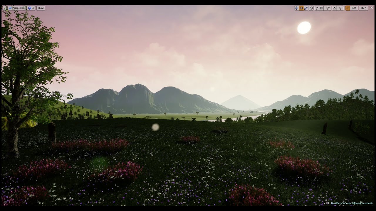 Unreal Engine 4 - Speed Level Design Eternity - Open World - Ue4 - YouTube