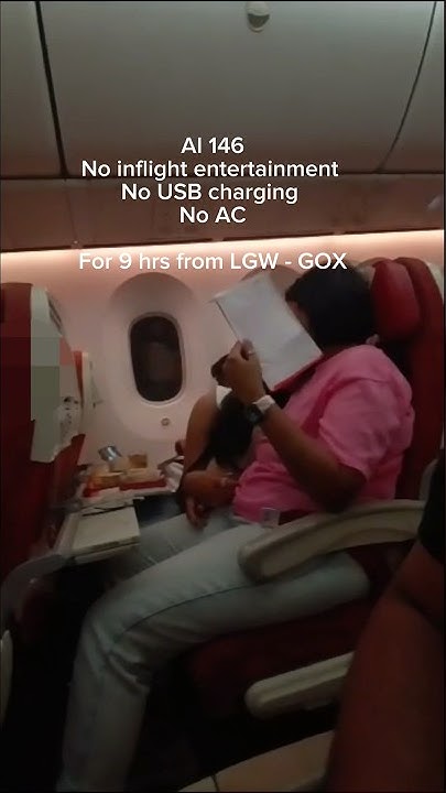 Air India AI 146 worst 9hr flight | No Ac No inflight entertainment | #airindia #airindiaflight ...