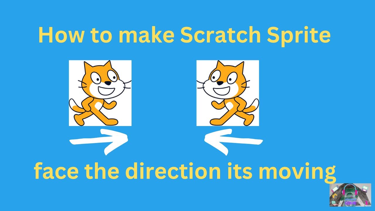 How To Make Scratch Sprite Character Change Direction | Scratch Coding