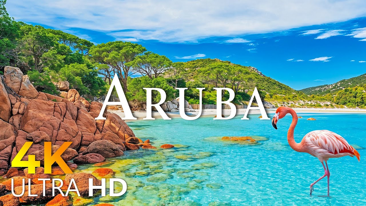 12 HOURS DRONE FILM: " ARUBA in 4K " + Relaxation Film 4K ( beautiful ...
