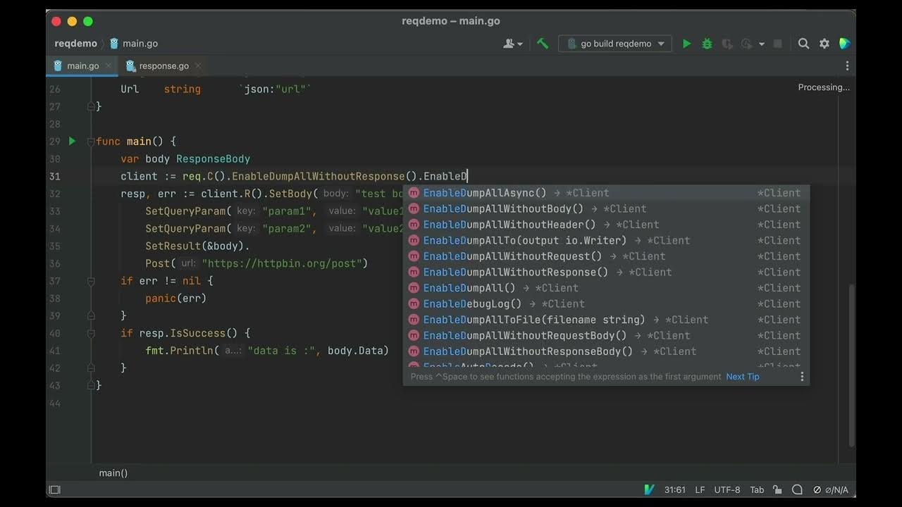 Get Started With Req - Amazing Golang HTTP Client Library - YouTube
