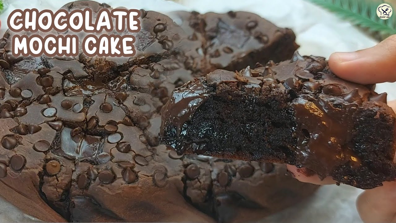 RESEP MOCHI BROWNIES YANG LEMBUT KENYAL CHEWY DAN NYOKLAT BANGET - YouTube