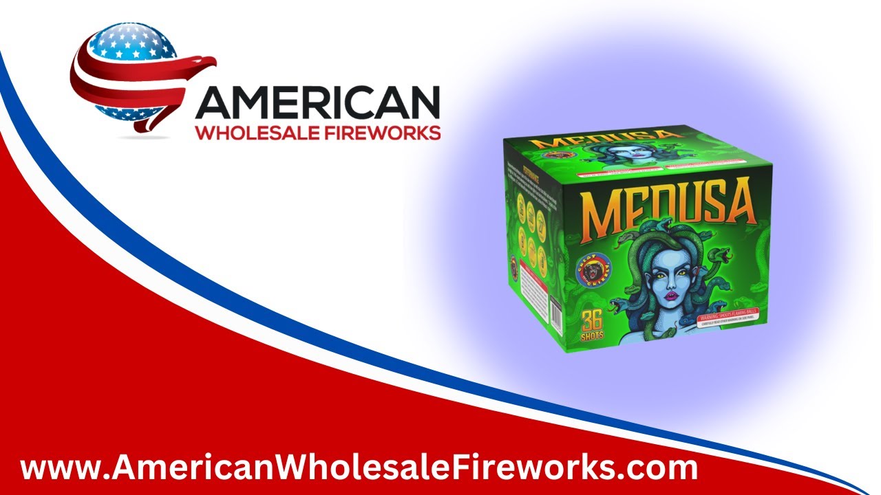 Medusa (GG5840) ... Available at American Wholesale Fireworks! - YouTube