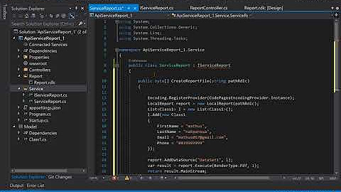 Asp.net core reports - YouTube