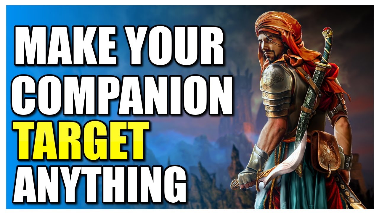 How To Make Your Companion Target Any Enemy | ESO Blackwood - YouTube