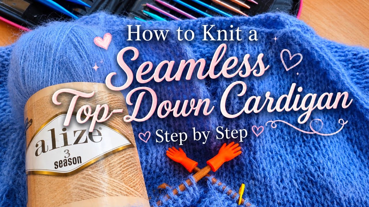 Easy Seamless Cardigan for Beginners | Step-by-Step Tutorial - YouTube
