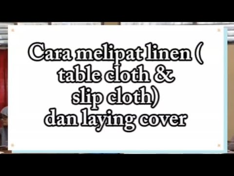 MELIPAT LINEN( Table Cloth & Slip cloth) SERTA LAYING COVER (Tata ...