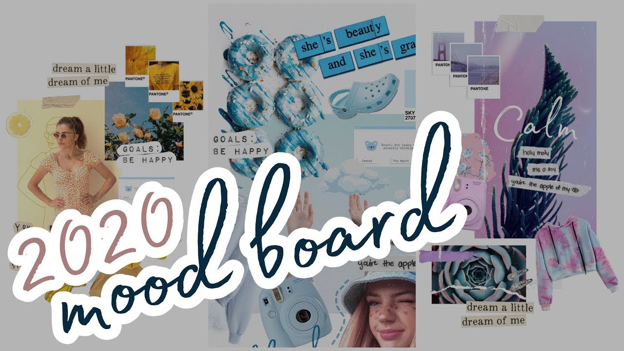 How to create a DIY 2020 Mood Board | PicsArt Tutorial - YouTube