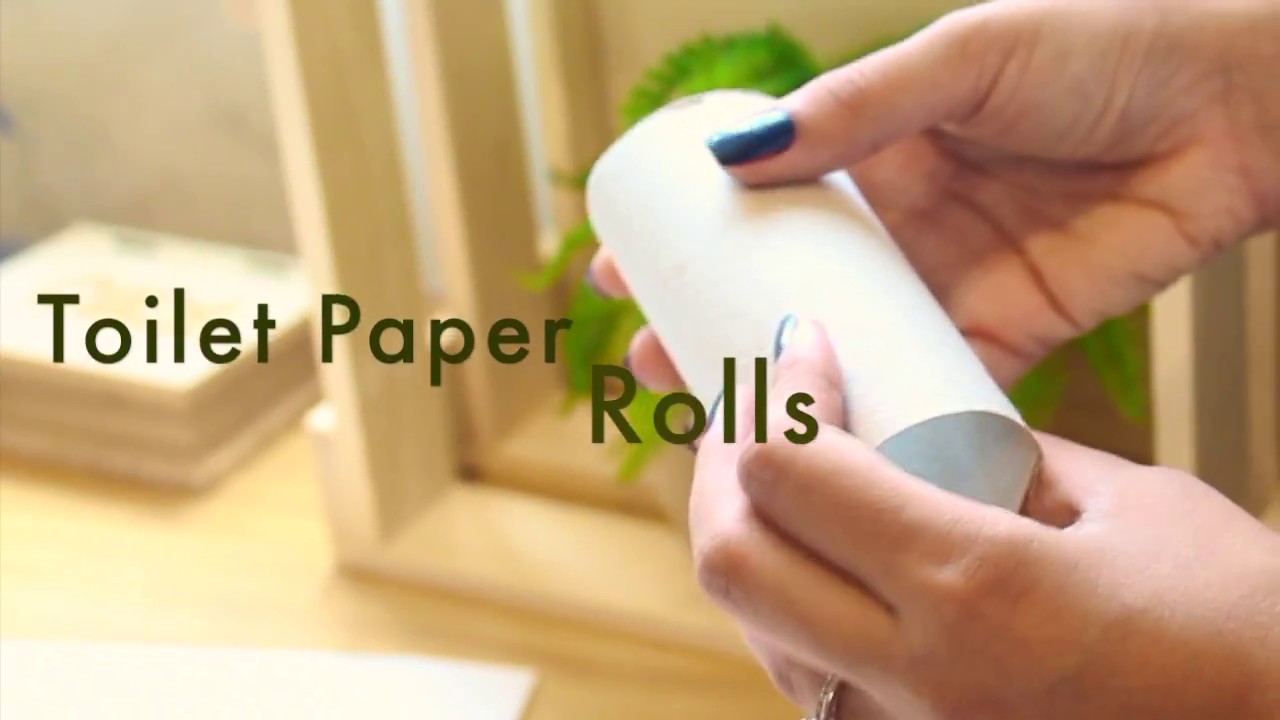Creative Way To Paint With Toilet Paper Rolls YouTube creative-way-to-paint-with-toilet-paper-rolls-youtube
