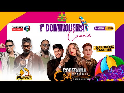 1° Domingueira de Carnaval de Cametá 2026 - Transmissão Ao Vivo - PMC TV