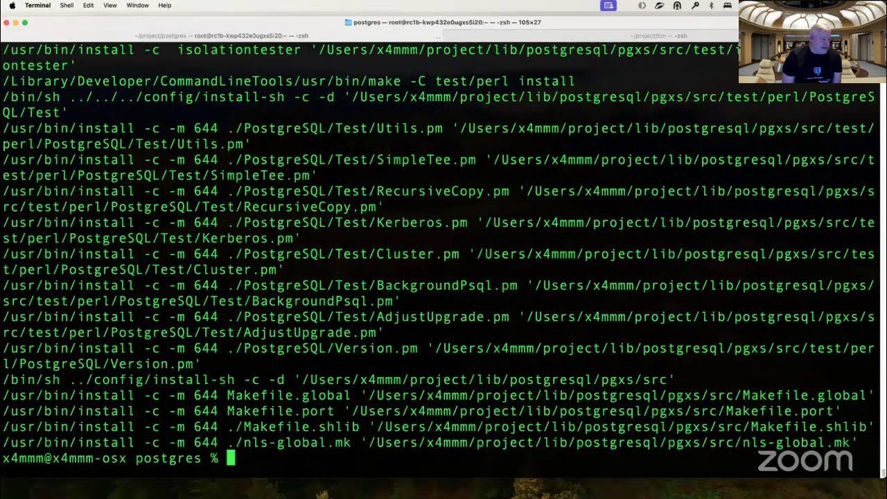 Postgres Hacking with Andrey, Kirk, and Nikolay: include ANALYZE steps to all dumps - part 2/2 ...