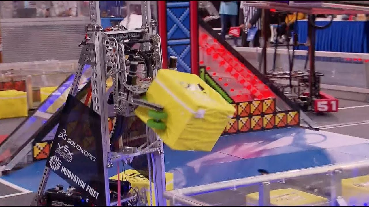 Contestants Compete in 2018 FIRST Robot Competition in Shanghai - YouTube