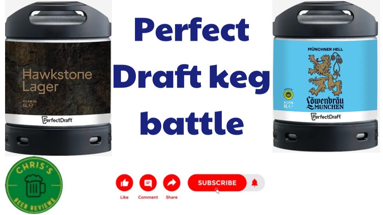 Hawkstone Lager V Löwenbraü on the PerfectDraft - YouTube