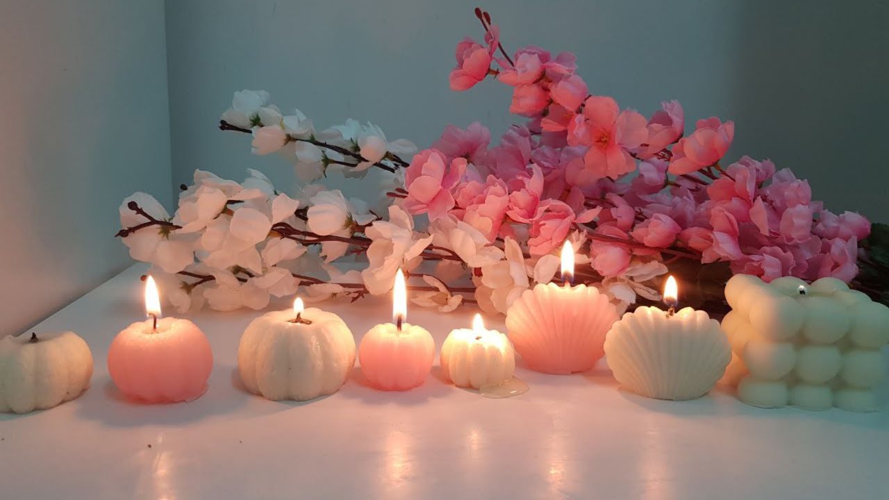 DIY Candles at home | Bubble Candle DIY | Candle making from old ...