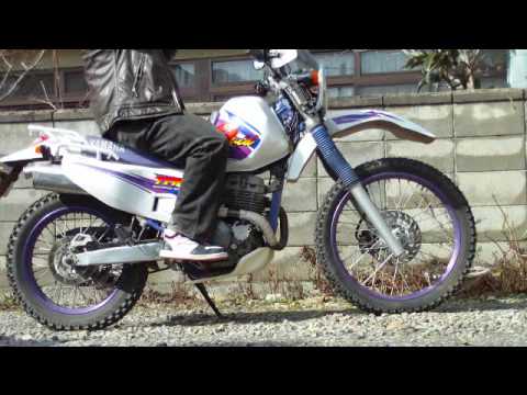 TT250R/Raidキックでエンジンスタート ttr250 - YouTube