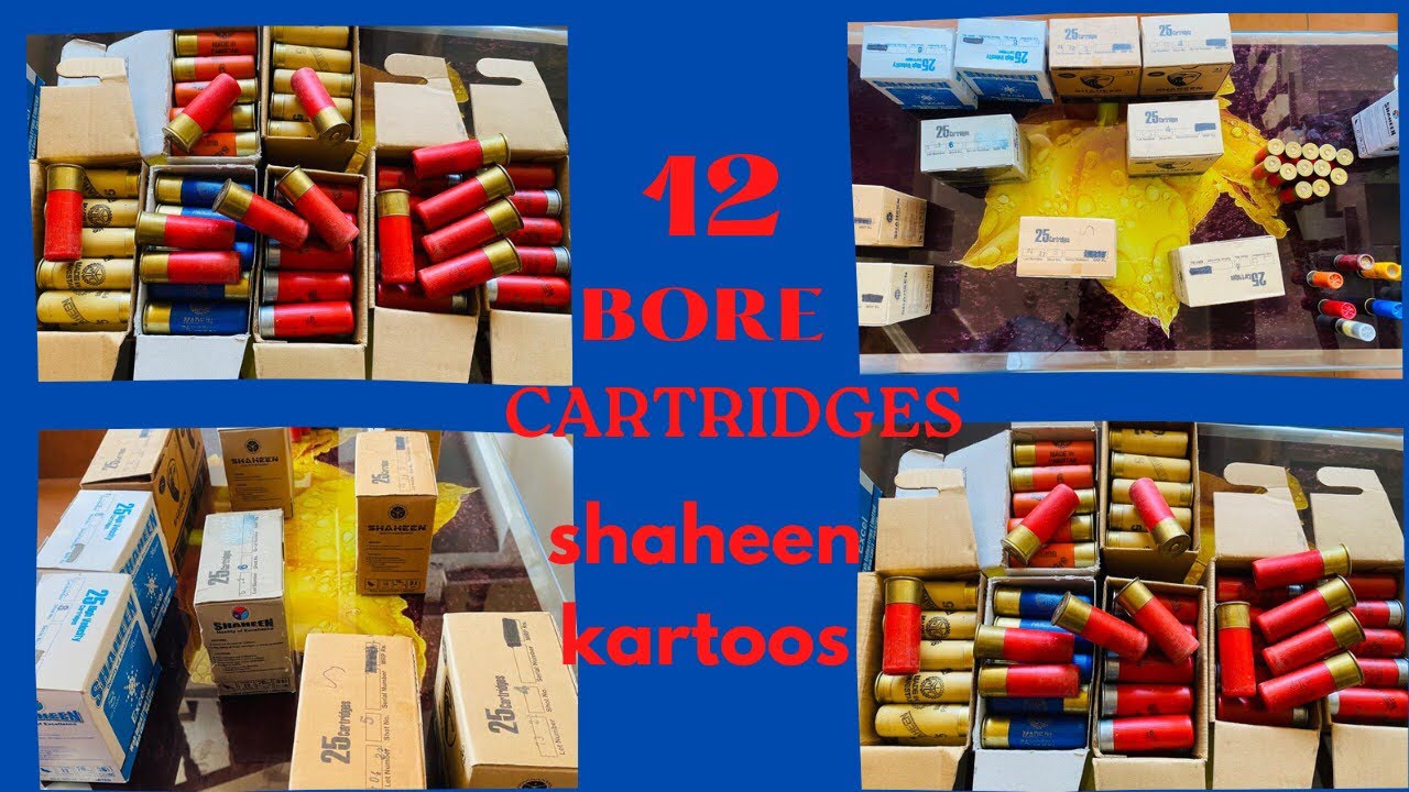12 bore cartridges || shaheen cartoos price and specifications #12bore ...