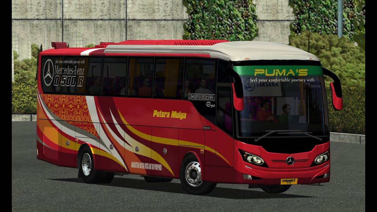 UKTS PUMA'S Putera Mulya MaxiBus XHD Mercedes-Benz O500R - YouTube