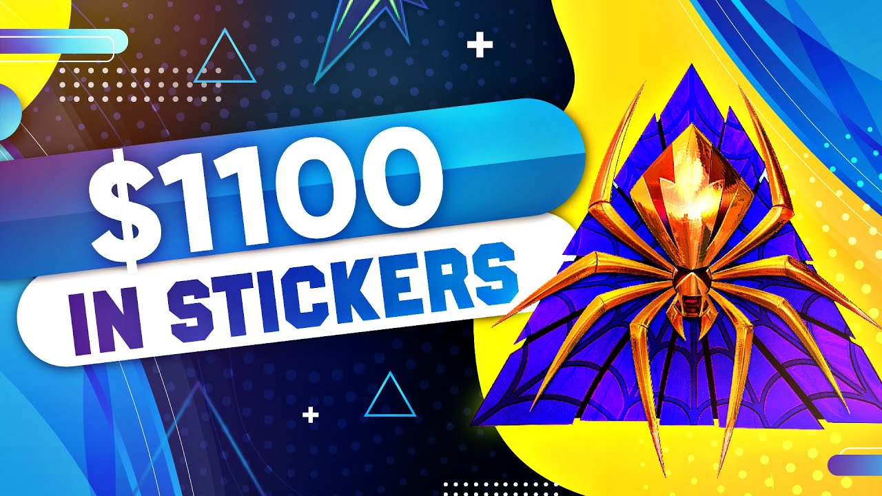 Invested $1100 in Operation Shattered Web STICKERS in CS:GO - How much ...