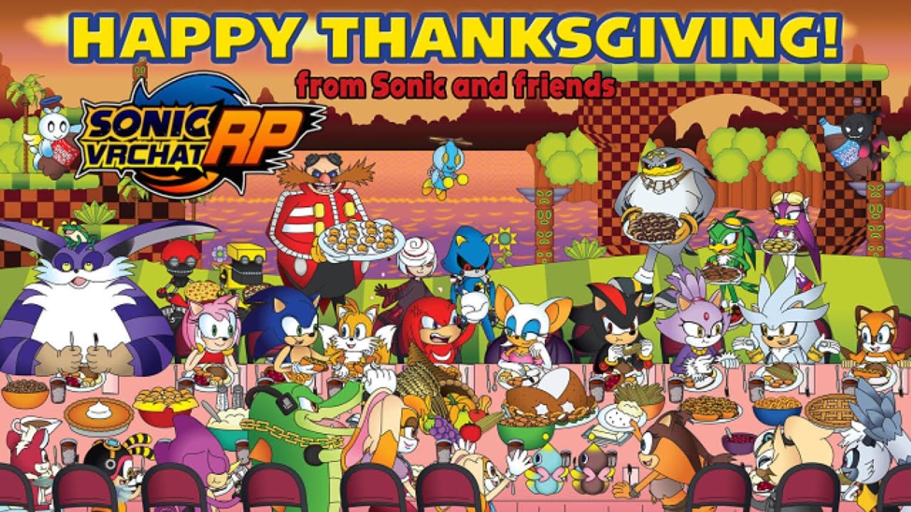 Sonic's Thanksgiving Party ft; Tord (Sonic x Eddsworld VRChat RP) - YouTube