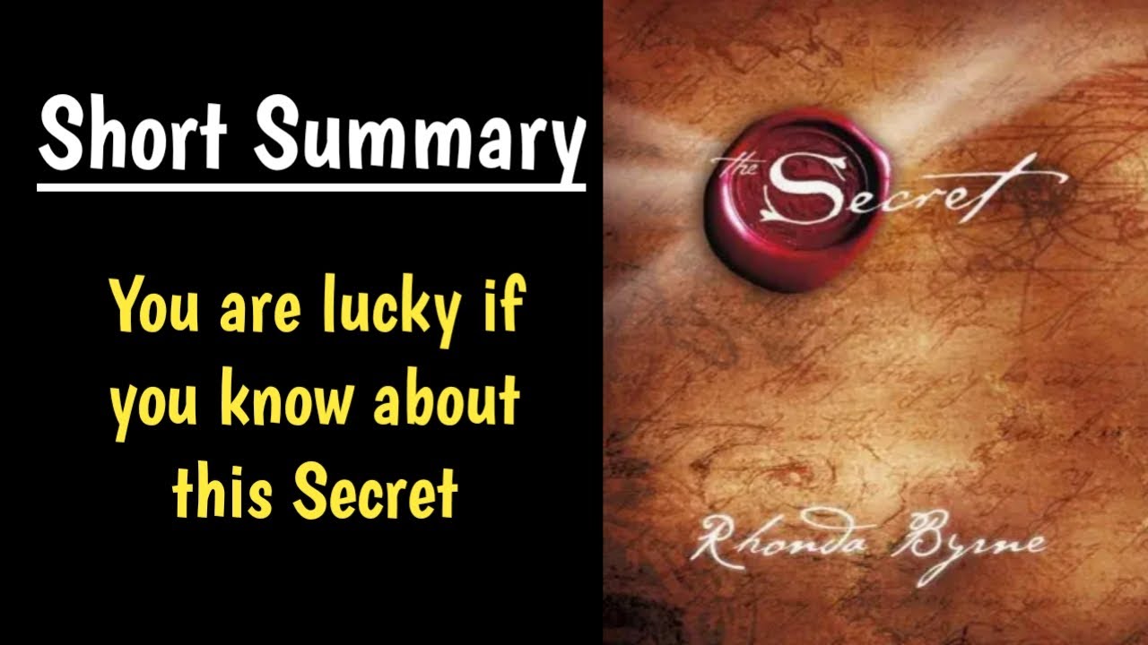 The Secret by Rhonda Byrne I Book Review with short Summary I Law of ...