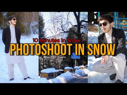Crazy 10 Minutes In Snow🥶 | Photoshoot In Snow📸 | Vlog#41 - YouTube