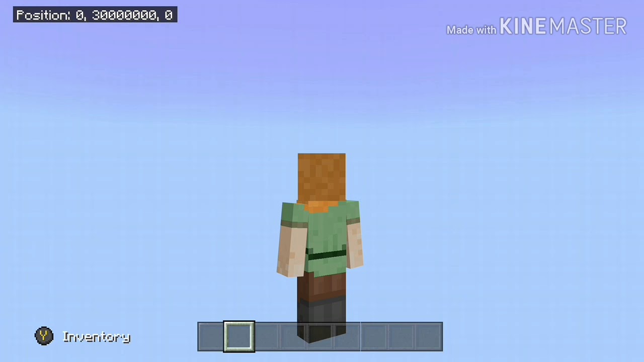 Falling from 30 million blocks in Minecraft:pre view - YouTube
