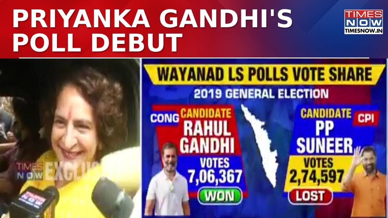 Voting Underway in Wayanad Bypolls, Priyanka Gandhi Faces Tough Competition from BJP & LDF - YouTube