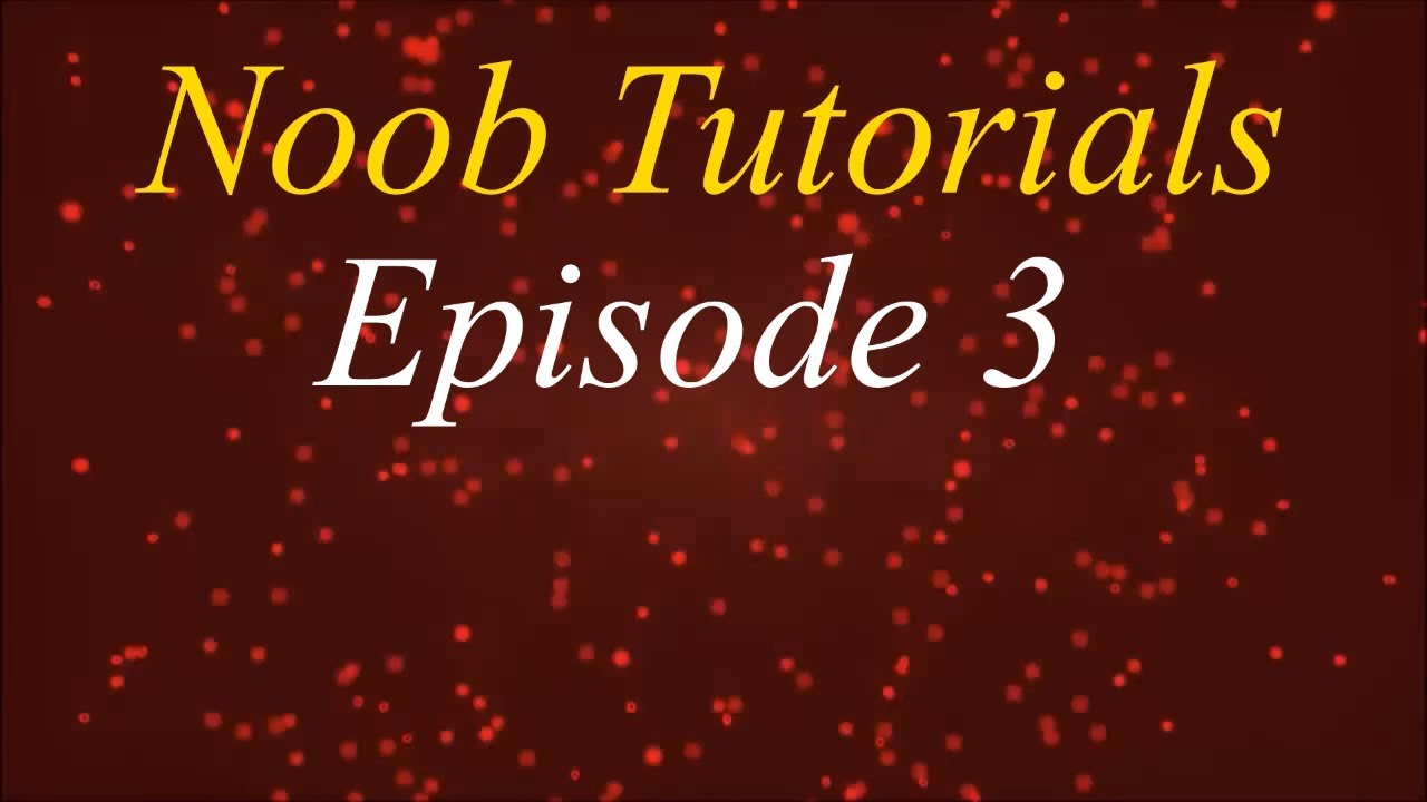 Noob Tutorials | Episode 3 - How To Create a World in Minecraft - YouTube