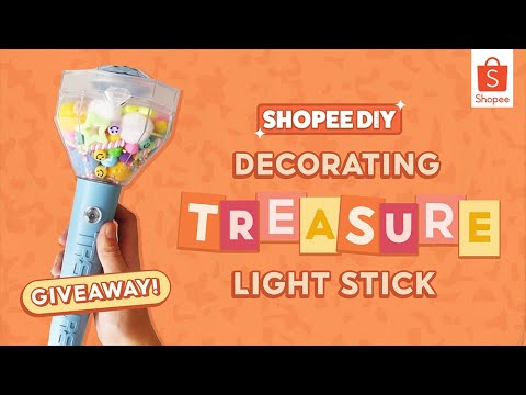 TREASURE Light Stick Deco! 💎 + TREASURE Light Stick AND DIY Materials ...