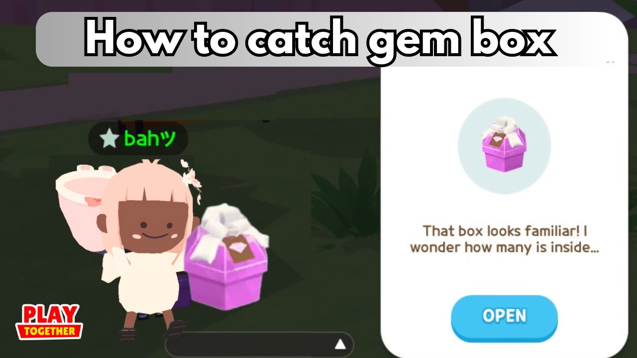 How to catch gem box on play together - YouTube
