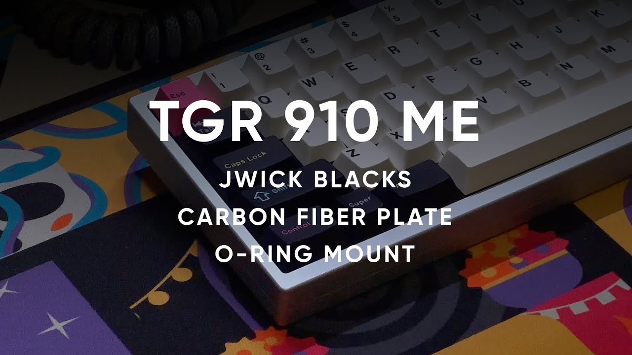TGR 910 ME with JWICK Blacks on Carbon Fiber Plate (O-Ring Mount ...