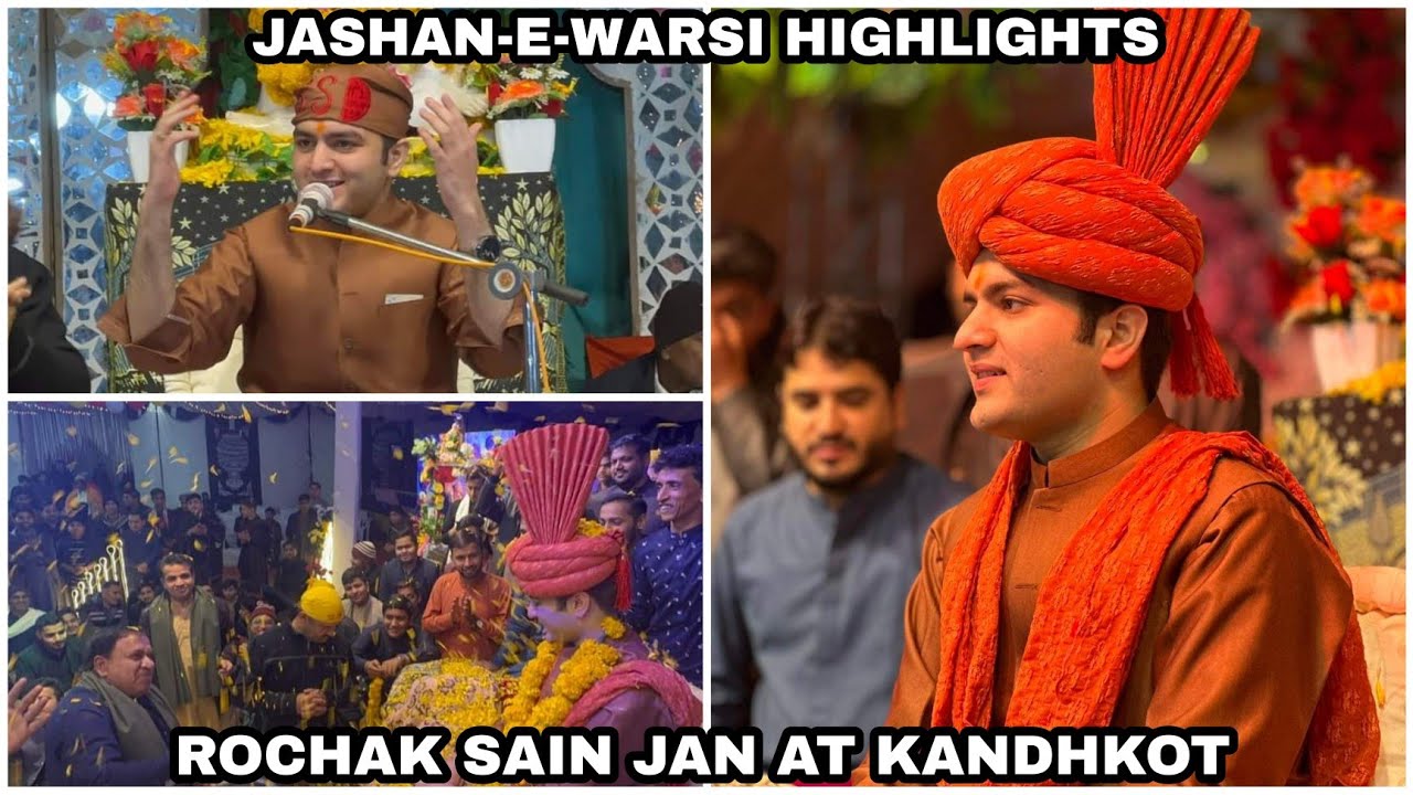 Sacho Satram💙 Warsi Sahib Highlights🌟🌹💓 Rochak Sain Jan At Kandhkot💖 ...