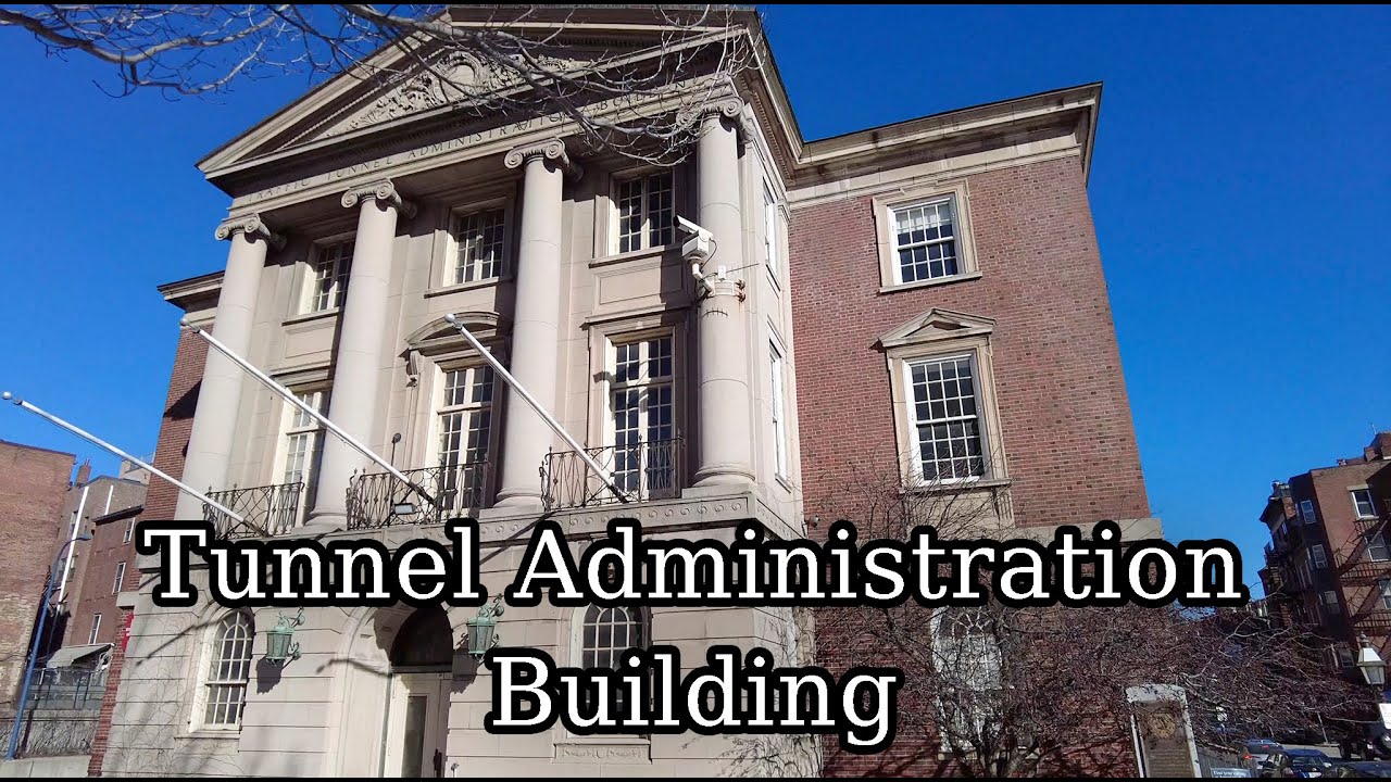 Boston MA Tunnel Administration Building and Sumner Tunnel North End ...