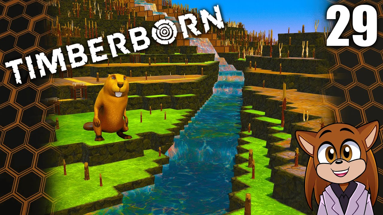 Timberborn - Now That's A Good Looking Waterfall - YouTube