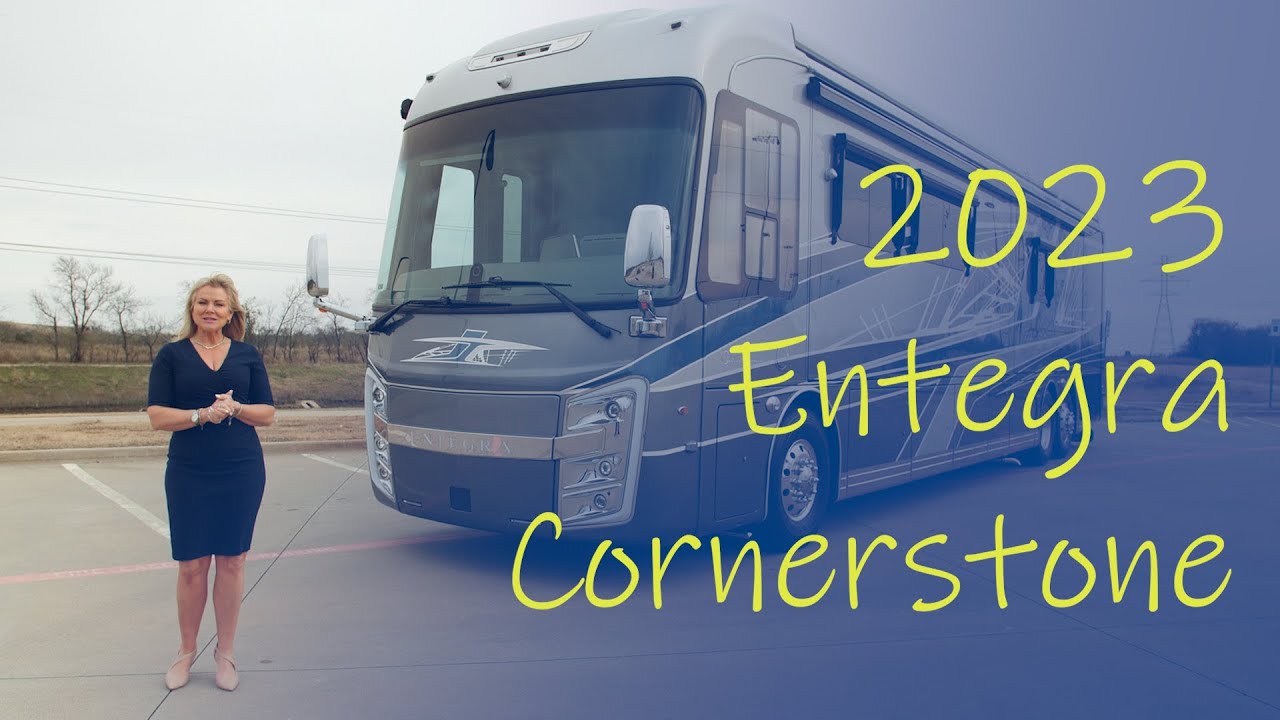 Luxury RV Tour - 2023 Entegra Cornerstone - Class A Motorhome - YouTube