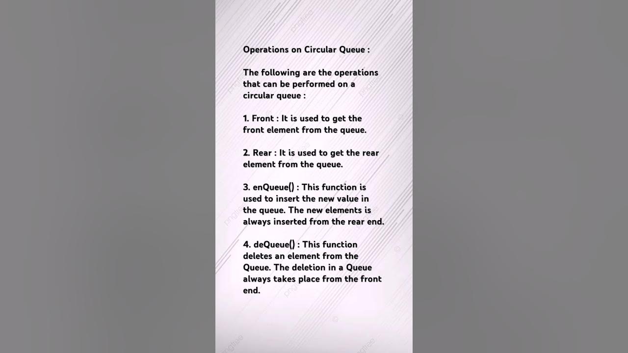 Operations on circular queue in data structure #youtubeshorts #viralvideo #datastructures # ...
