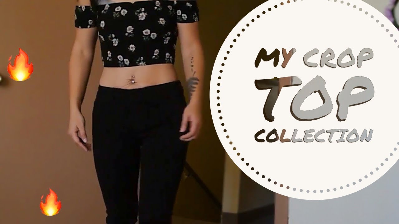 My Crop Top Collection - YouTube