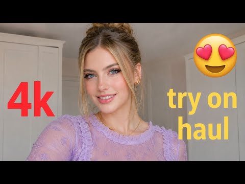 4K Ultimate String Bikini Tiny Bikini Try On Haul See Everything Sheer Transparent Dress & Lingerie 