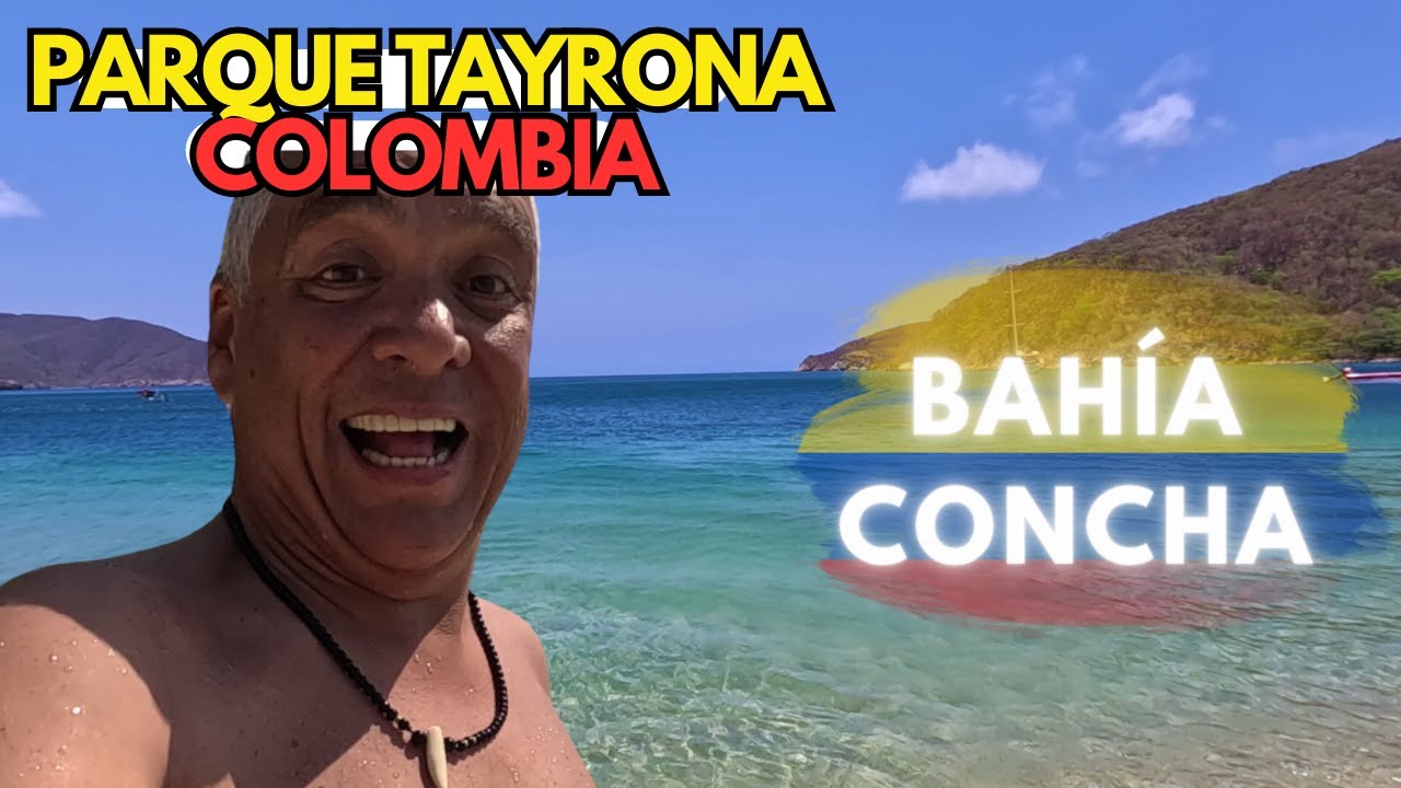 Bahía Concha near to SANTA MARTA, beatiful beach in the Caribbean Coast ...