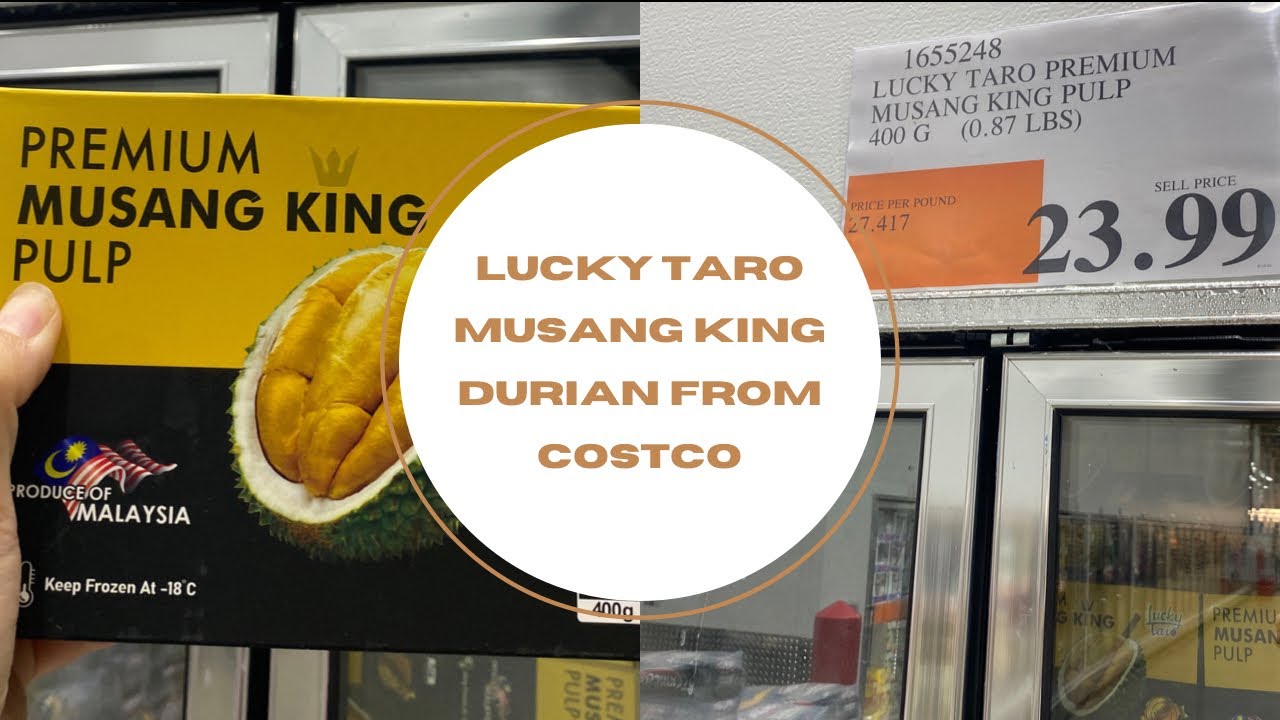 Lucky Taro Premium Musang King Durian Pulp, 14 Oz Costco, 41% OFF