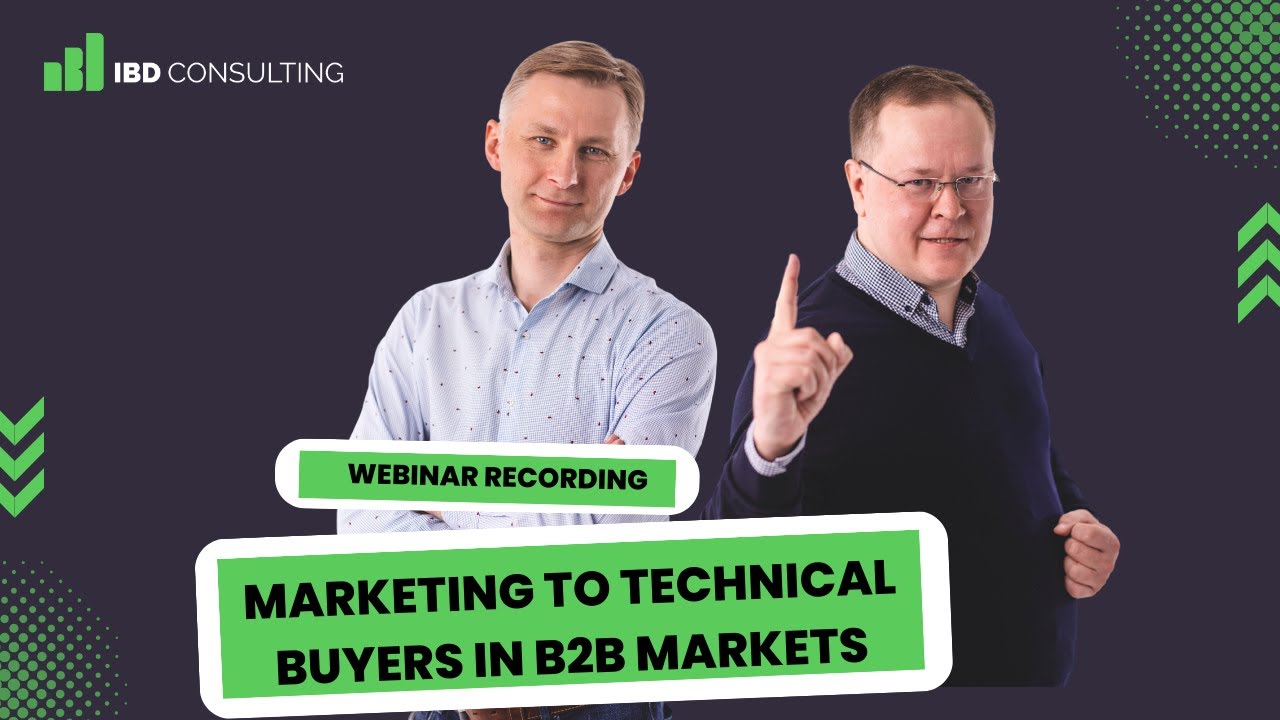 How to market and sell to technical buyers in B2B markets? - YouTube