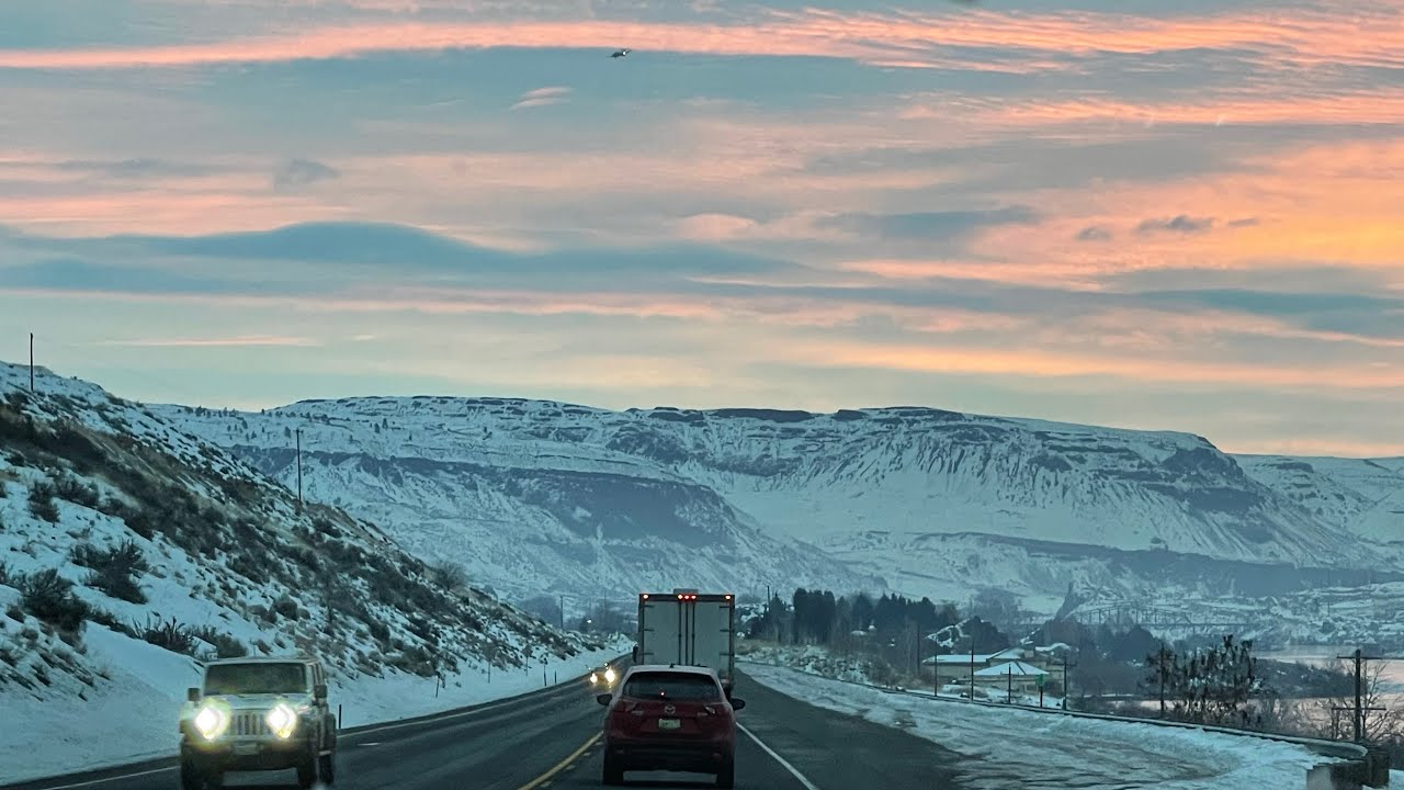Driving from Washington 🇺🇸 passing Idaho, Montana, then to Raymond ...