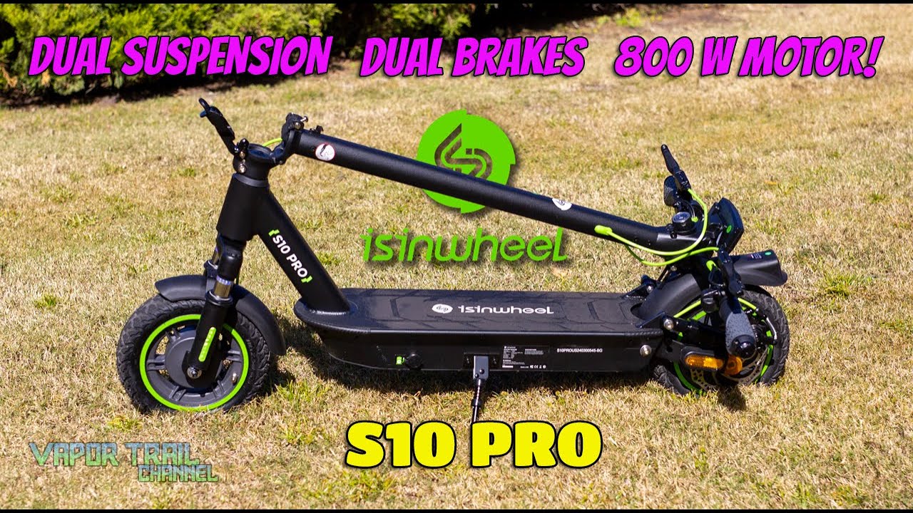 isinwheel S10 PRO eScooter - FASTEST / Most Comfortable In Class? 28mph ...