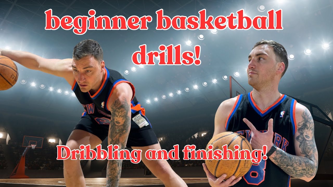 BEGINNER BASKETBALL DRILLS! Dribbling & Finishing drills to help ...