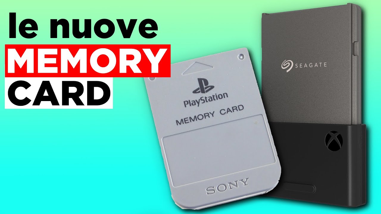 SSD: sono tornate le Memory Card su PS5 e Xbox - YouTube