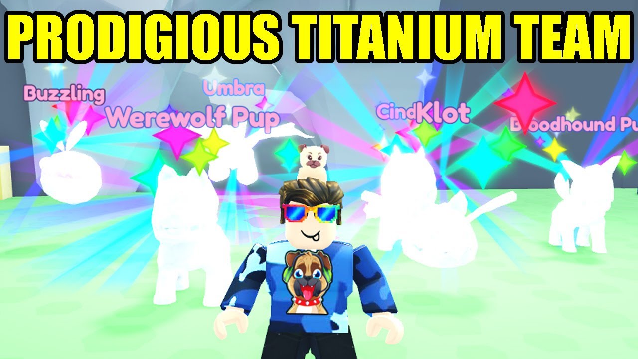 Full Prodigious Metallic Titanium Pet Team In Roblox Collect All Pets ...