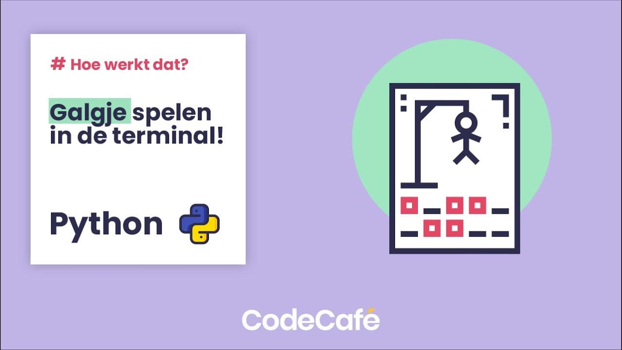 Zo maak je galgje in Python - YouTube