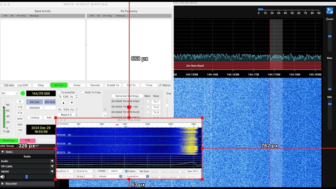 2M VHF(rx) Ft8 Live - YouTube